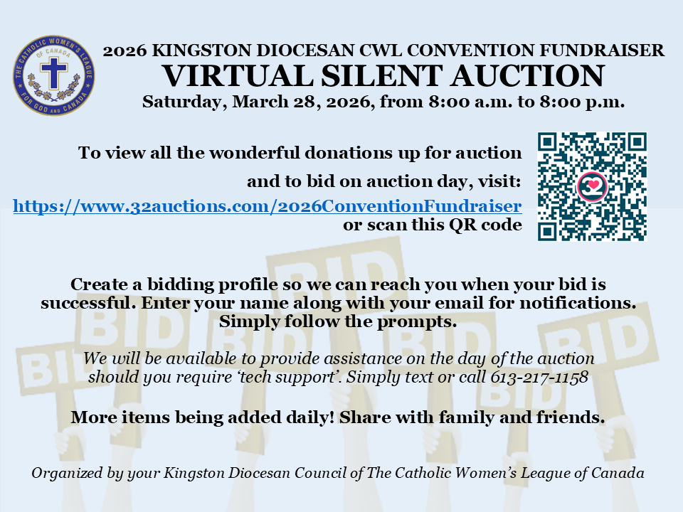 Kingston Diocesan Council – The Catholic Women's League of Canada